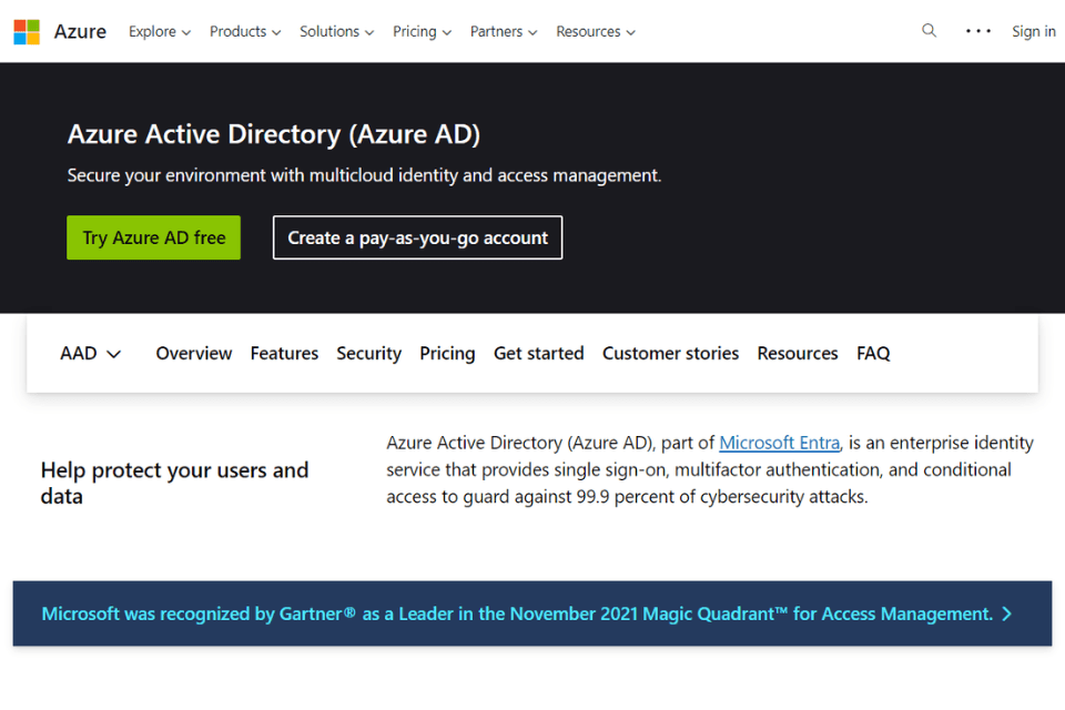 Azure Active Directory | Admina AppGarally