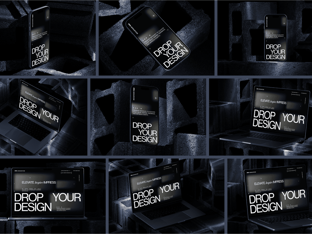 Bricks Collection x9 (BR-00) - Mokkap - Premium High Quality Mockups ...