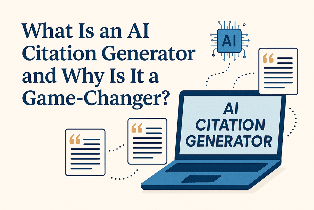 What Is an AI Citation Generator and Why Is It a Game-