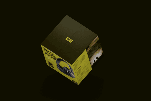 Glorify Template: Bluetooth Headphone Box Mockup by glorify-team