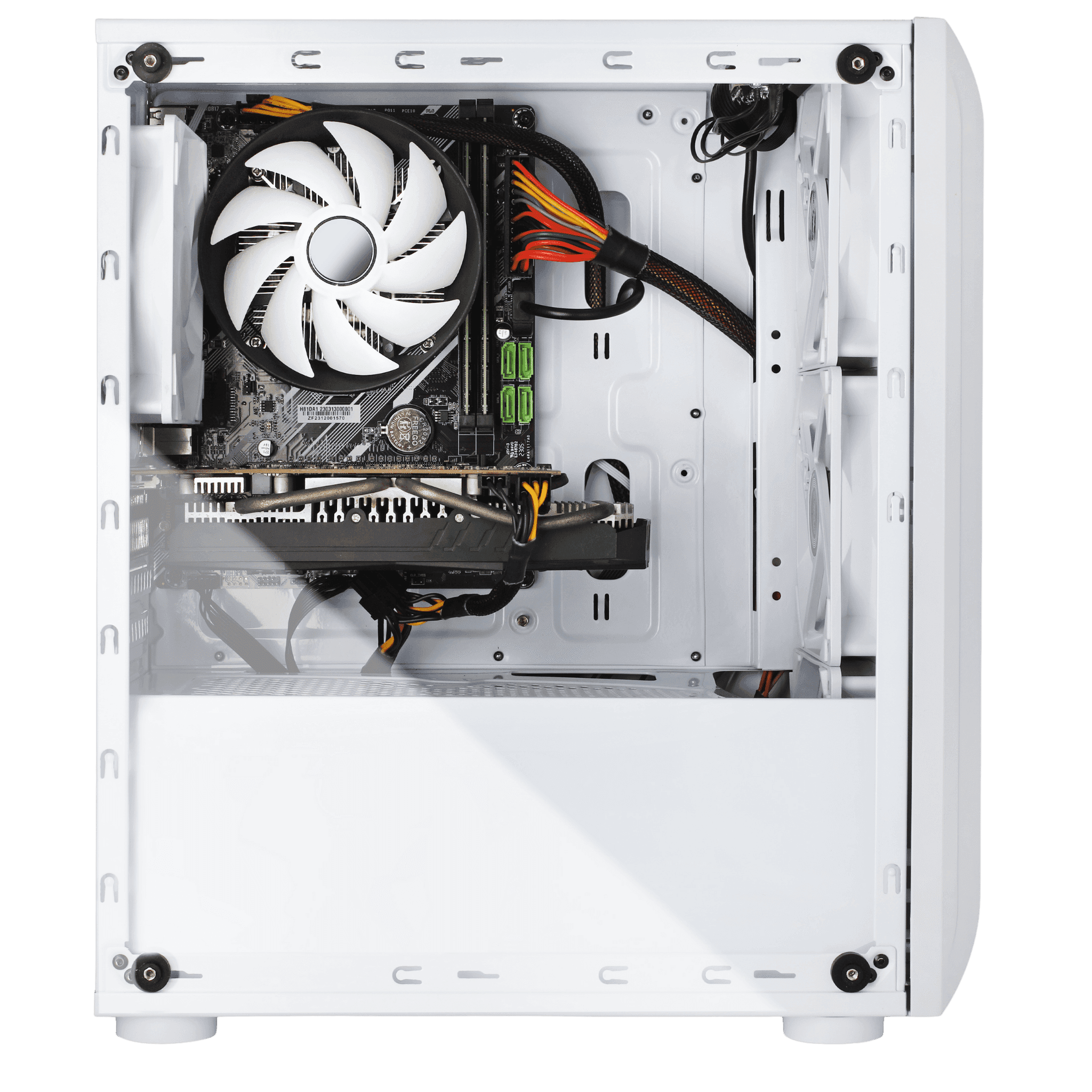 Blackout Eclipse: V1 White Build - Intel i7 - AMD RX 580 8GB