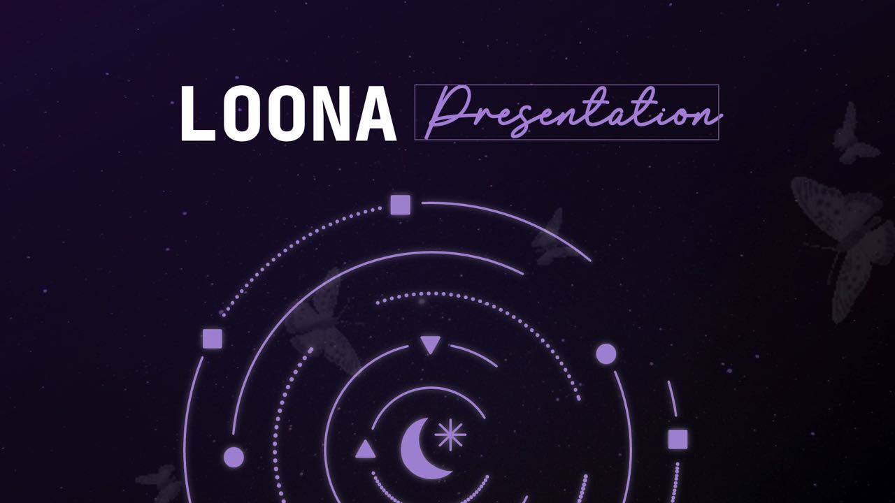 LOONA Space Template - D Story