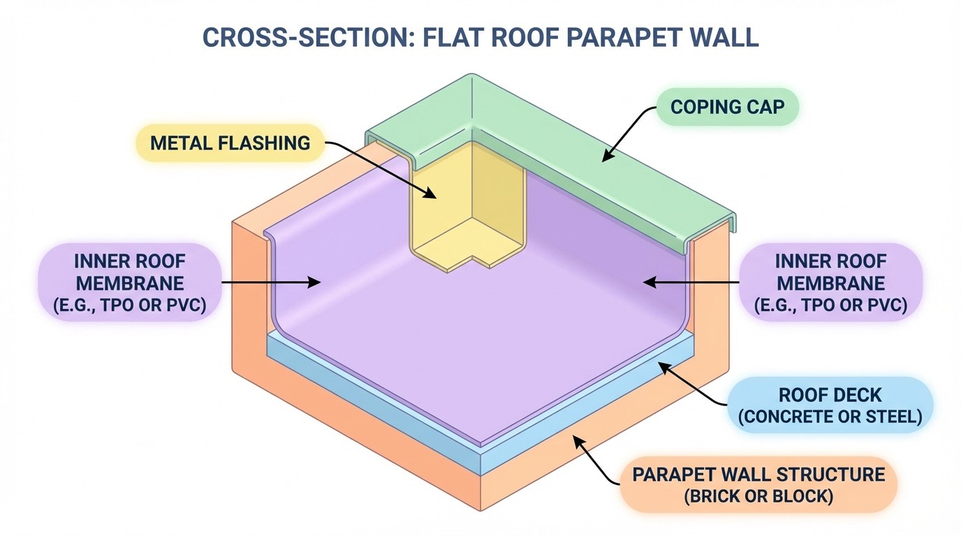 Parapet Wall Guide: Types, Purpose & Maintenance