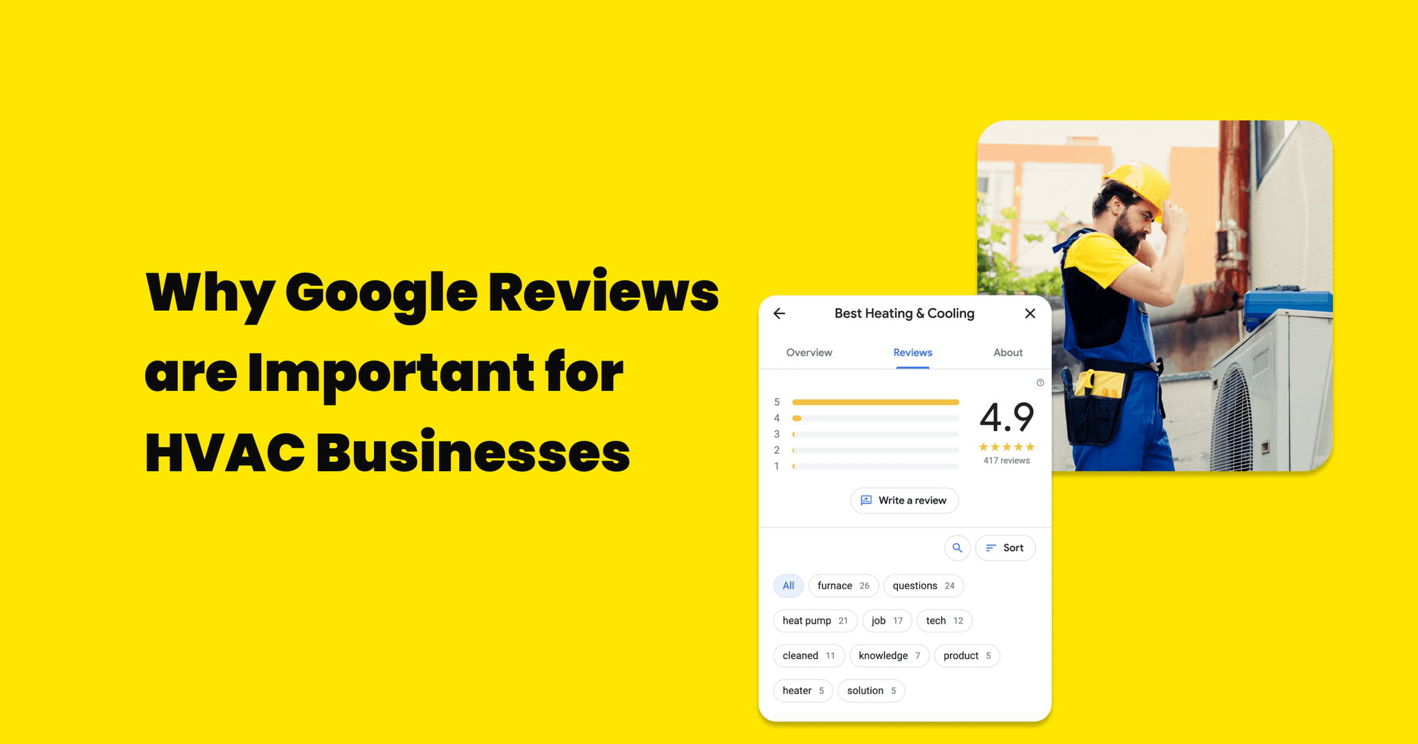 Why Google Reviews are Important for HVAC Businesses