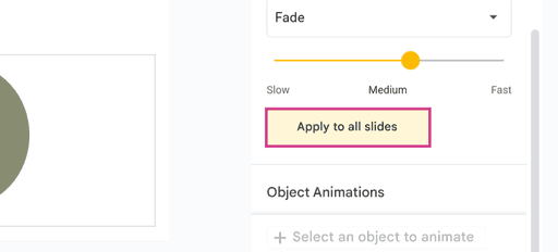 How to add transitions in Google Slides