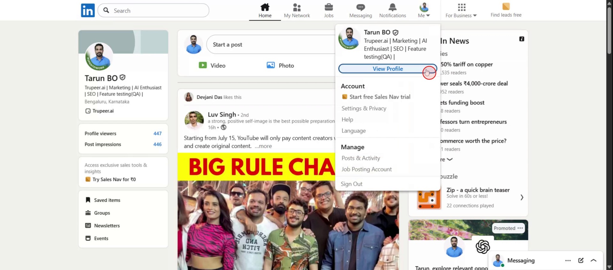 How to Remove Open to Work from LinkedIn - 1 minute video guide