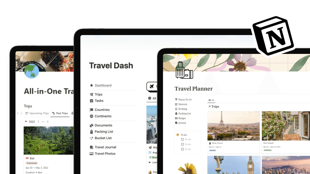 The 10+ Best Notion Travel Templates - Solt Wagner