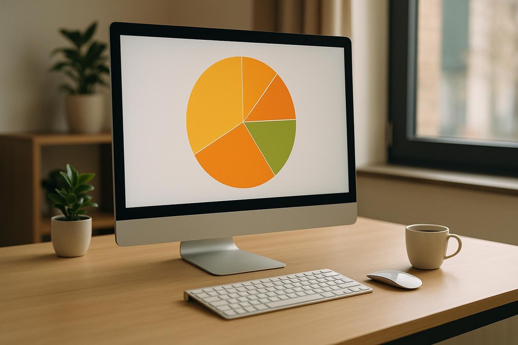 Which chart type would be used to show one piece of data compared to ...