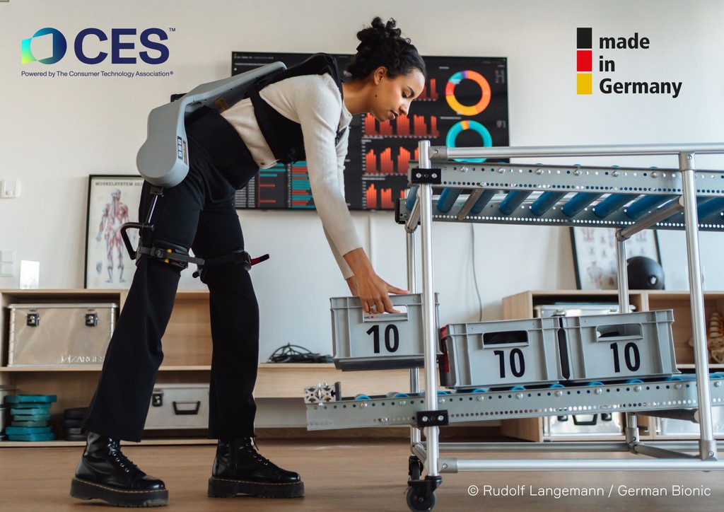 AI to Wear: German Bionic Presents the Exia robotic Exoskeleton at CES 2026
