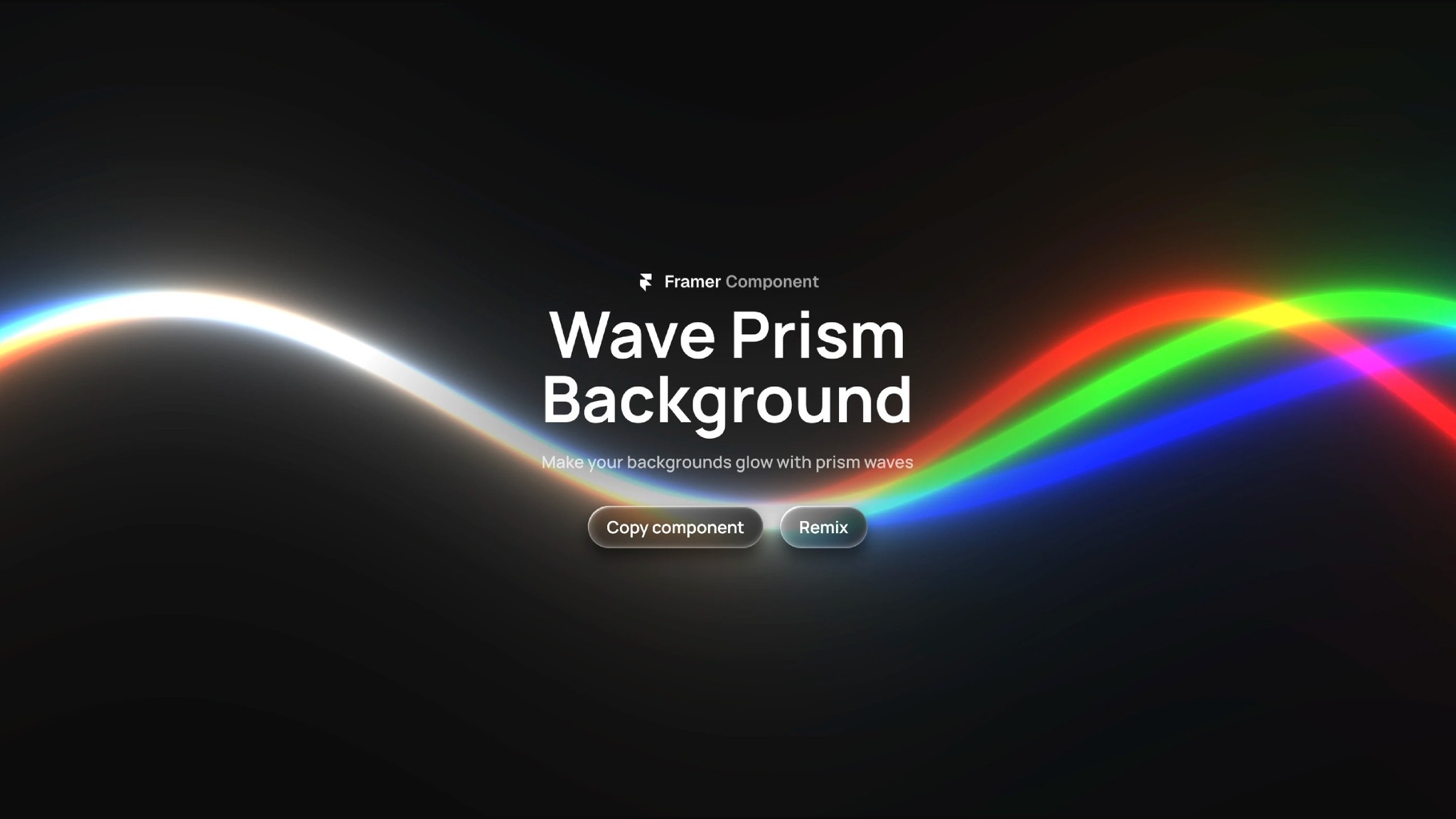 Wave Prism Component in Framer — Framer Resource