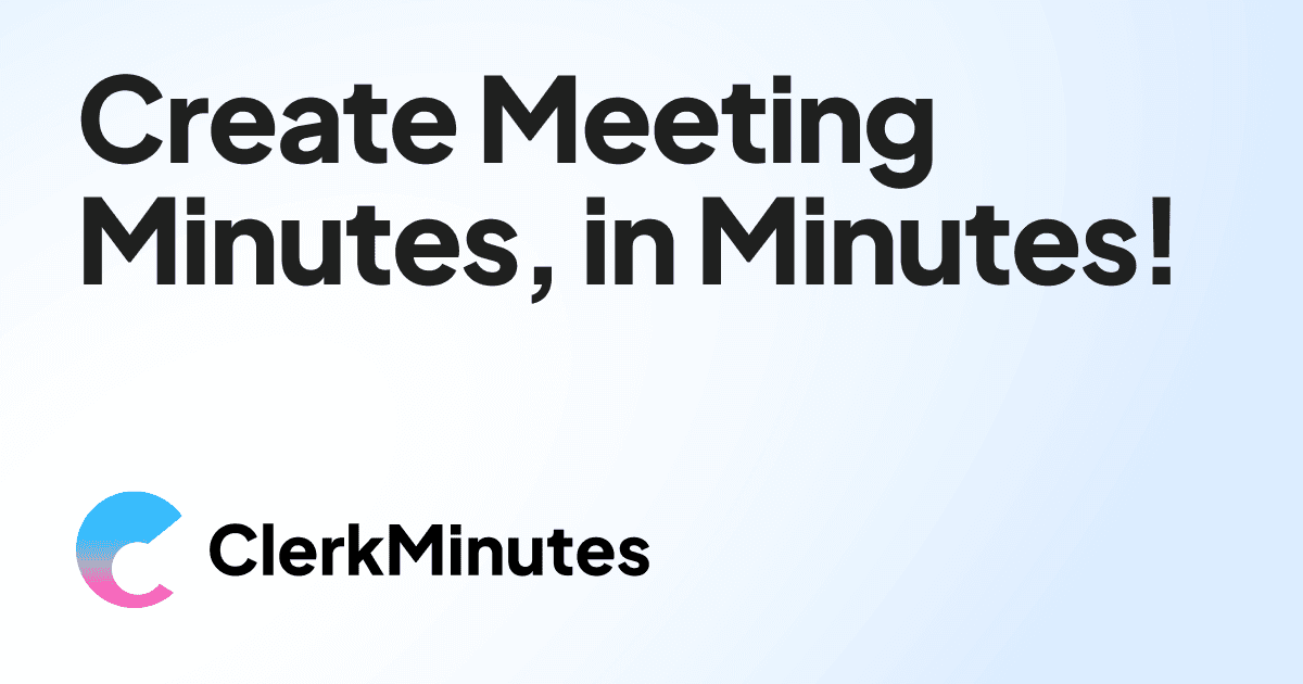 The Perfect Meeting Minutes – How to Take Minutes Like a Pro - My ...