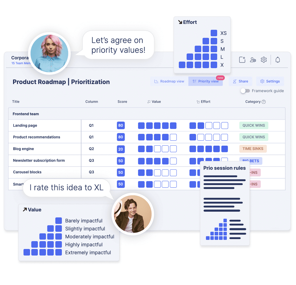 Product Backlog Prioritization - StoriesOnboard