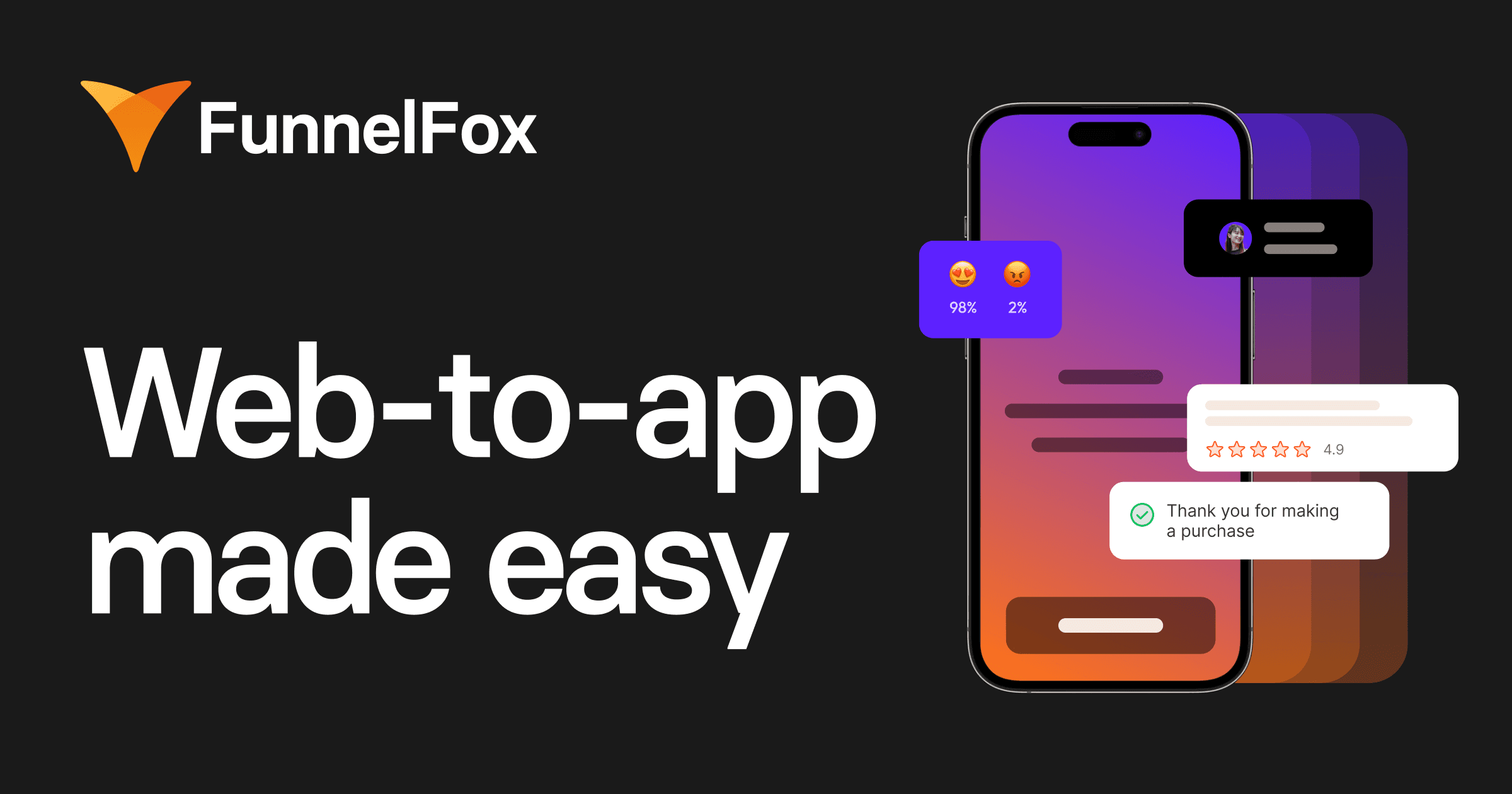 FunnelFox — web-to-app funnels made easy