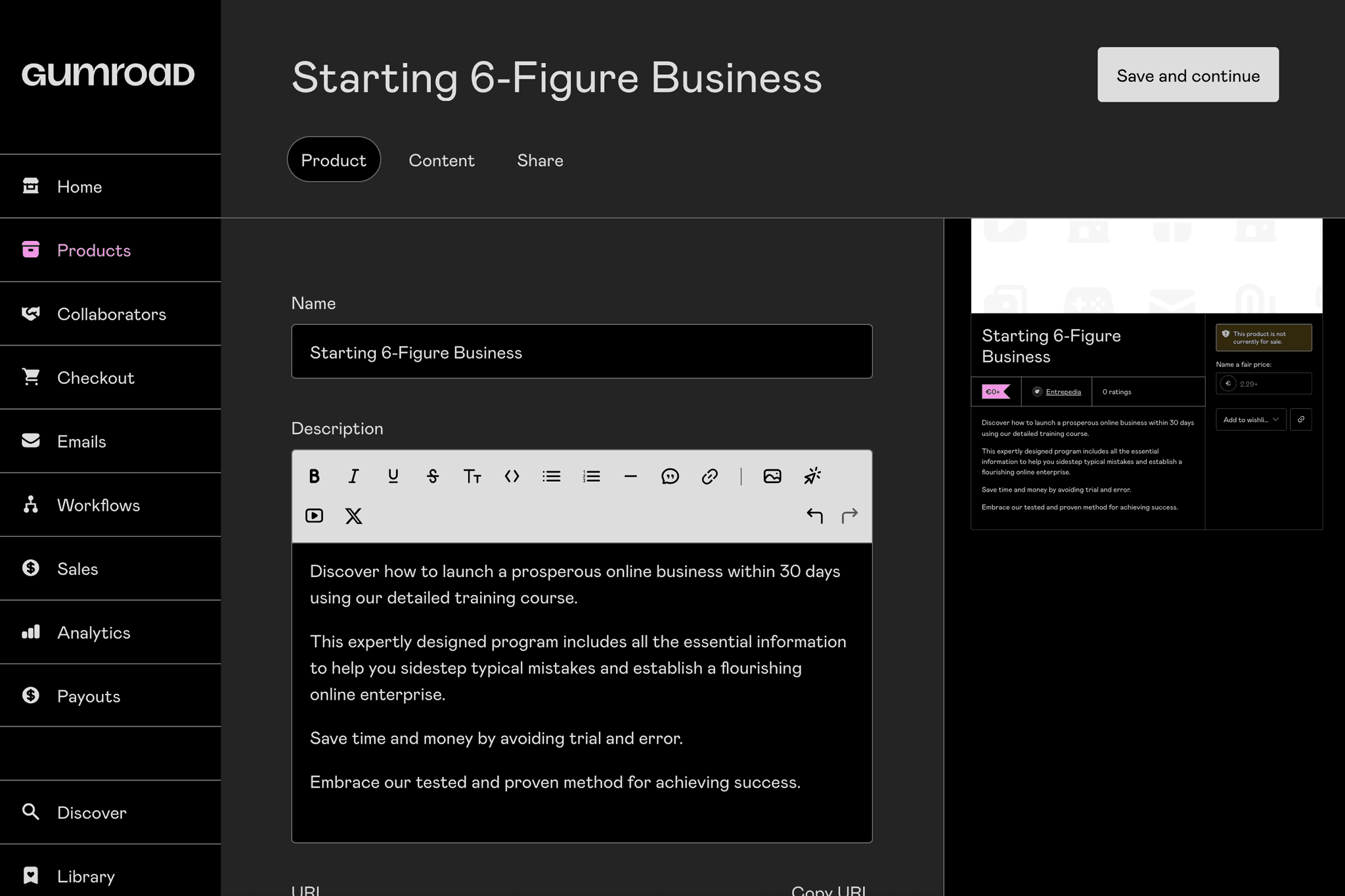 How to Start Selling Digital Products on Gumroad