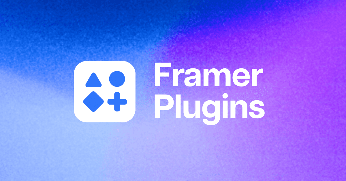 FramerPlugins | Everything you need for Framer Plugins