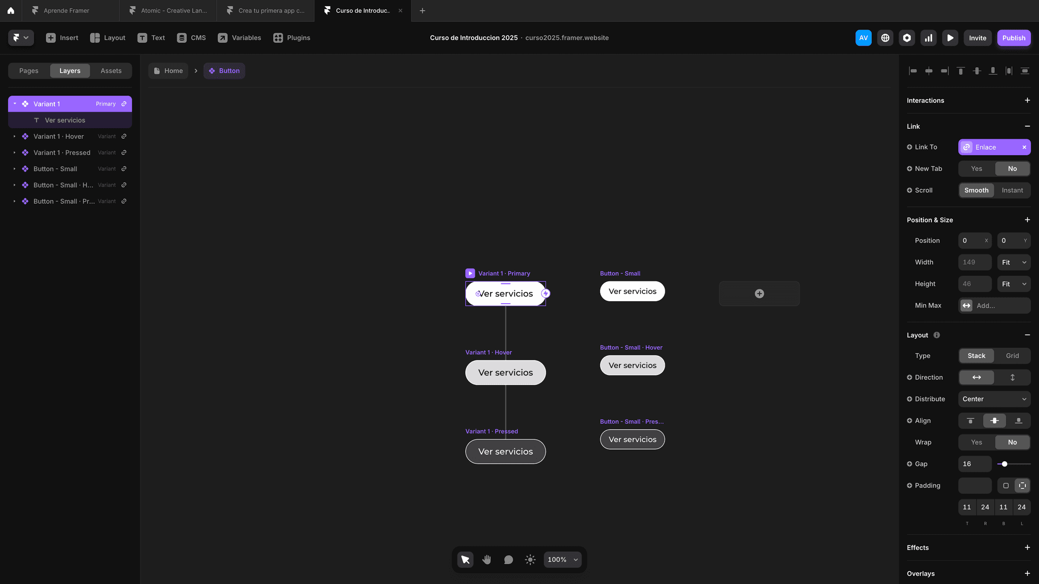 Aprende Framer: Curso gratis en Español