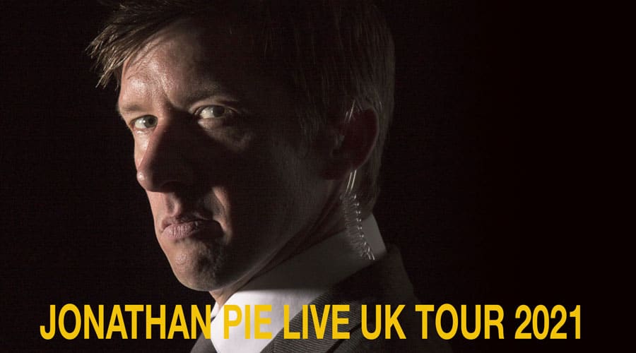 Jonathan Pie UK Tour 2021 - Newsplate