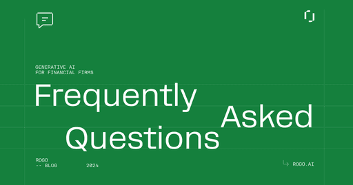 Rogo | Secure AI for Finance Professionals