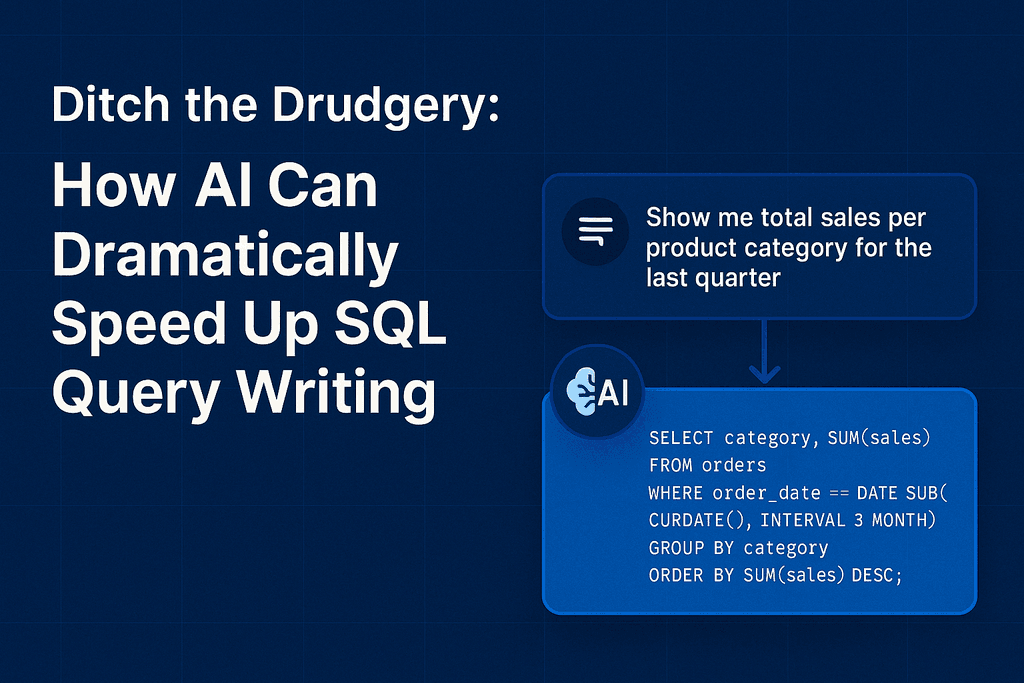 Speed Up SQL Query Writing with AI: Write Queries Faster | AI2sql