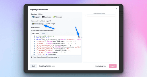 Quick Guide to Generate an ERD from SQL using ChartDB