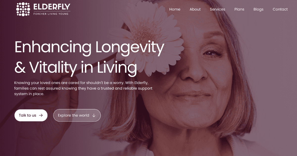Elderfly - We Are Adding Years To Life And Life To Years!