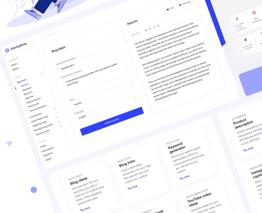 GravityWrite: Top AI Writer, Content Generator & Assistant