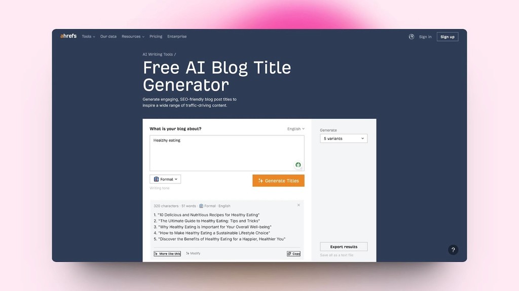 10 Best Blog Title Generators To Craft Catchy Blog Titles