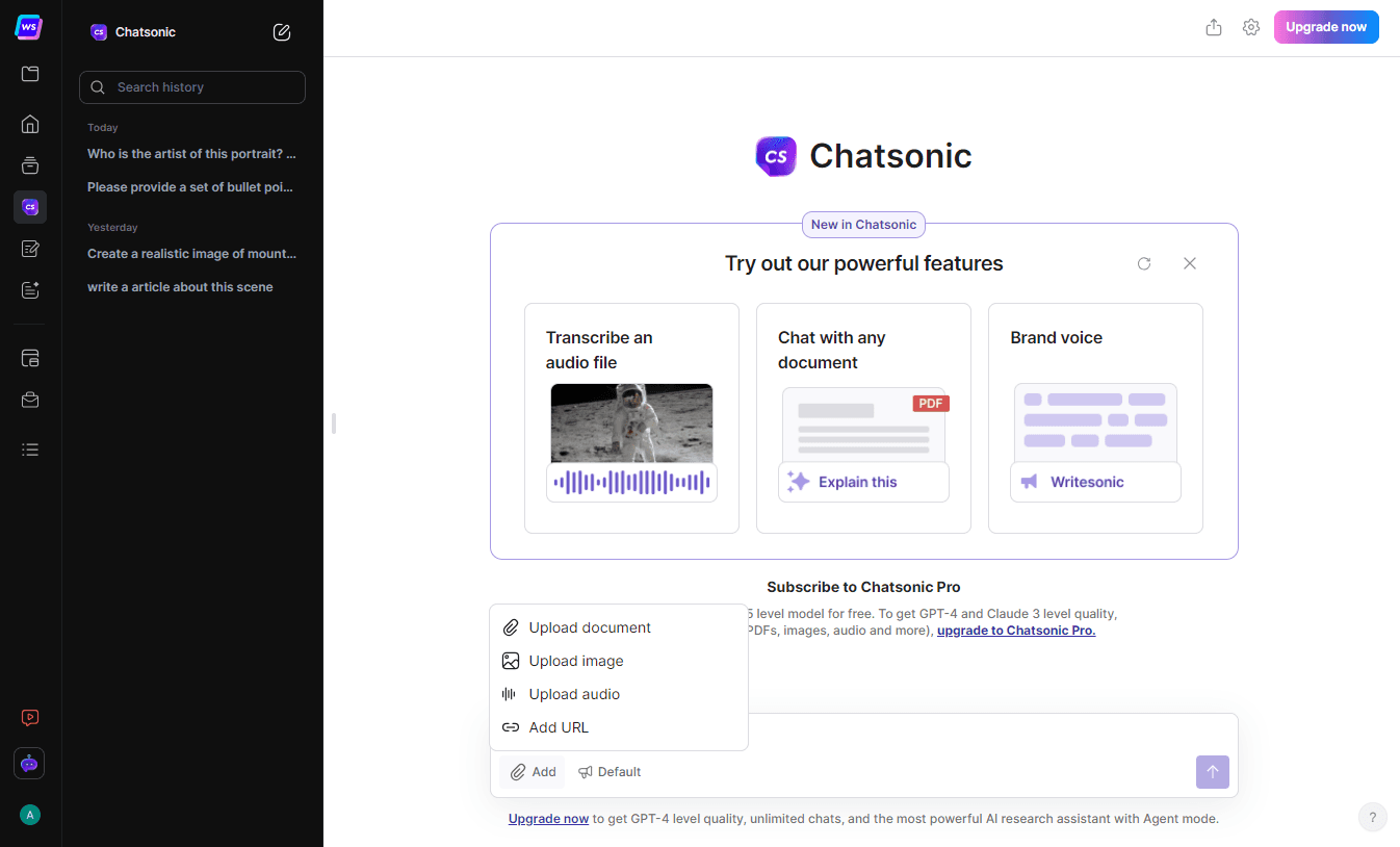 Chatsonic's webpage summarize - Conversational AI-UX Interaction | #1 library of AI-UX ...