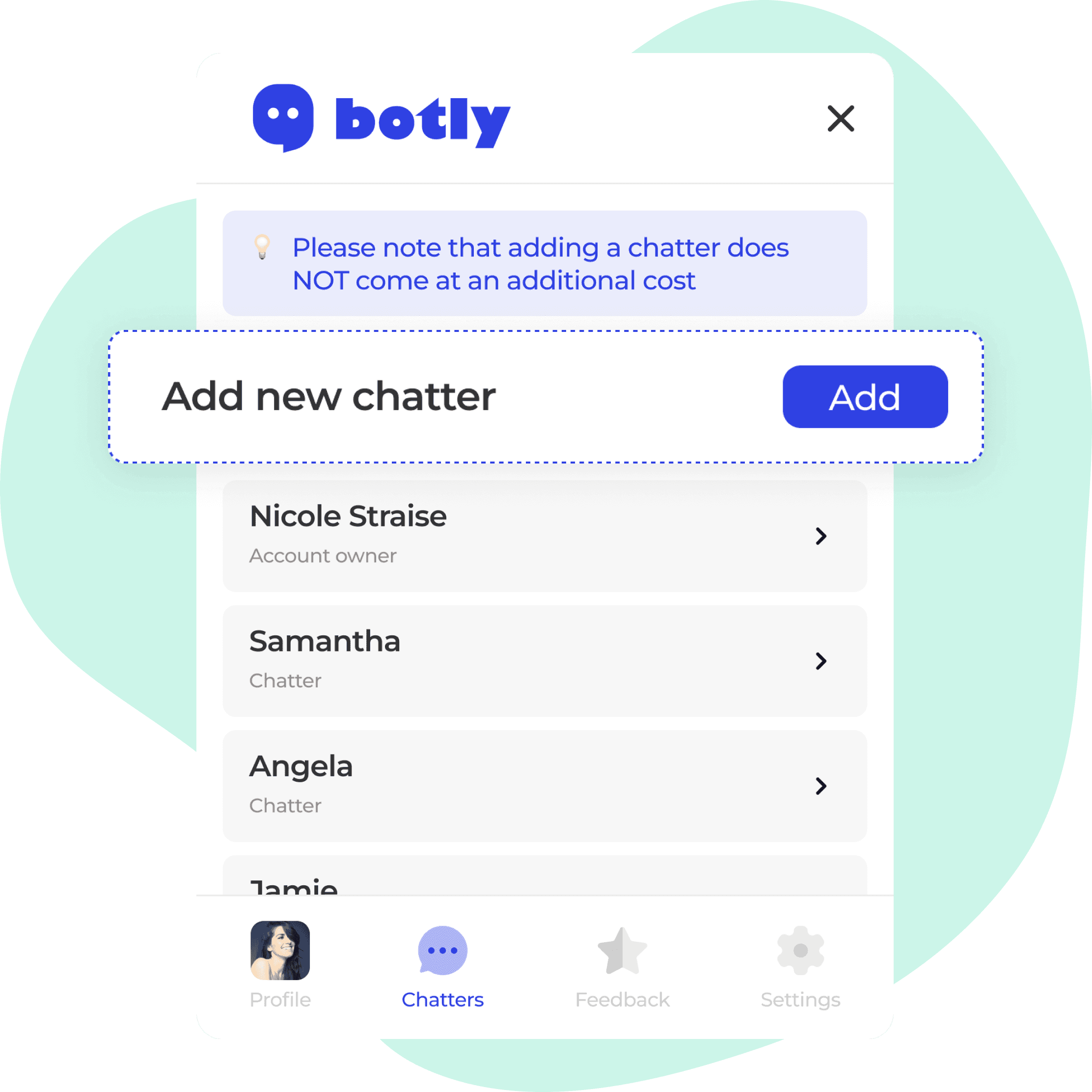 Botly: AI chatbot for OnlyFans