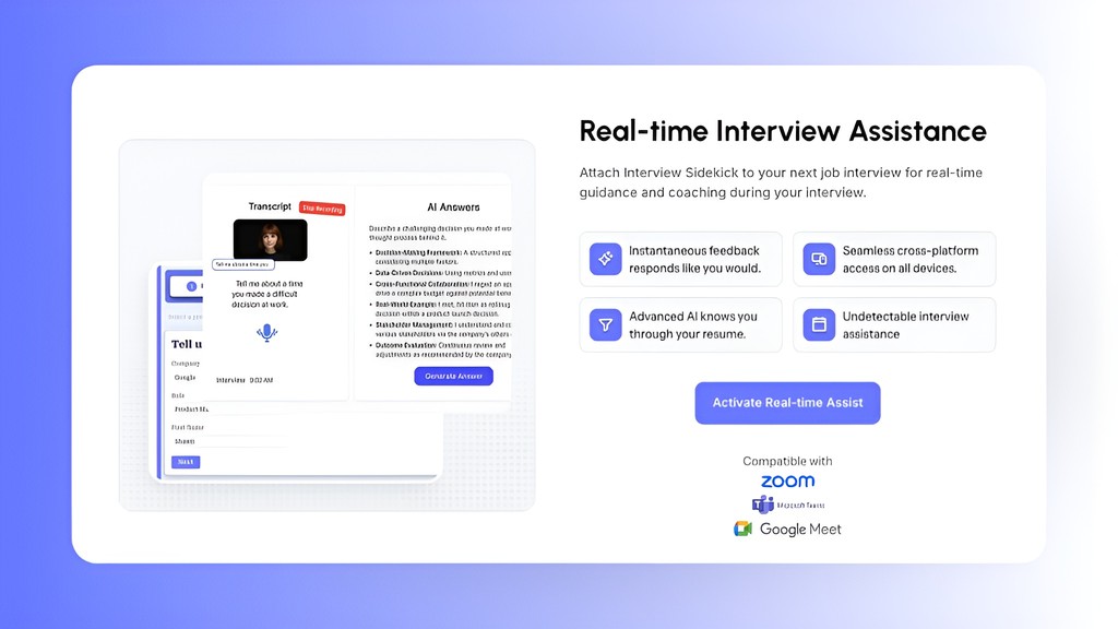 10 Best AI Interview Assistants in 2025 - Interview Sidekick - AI ...