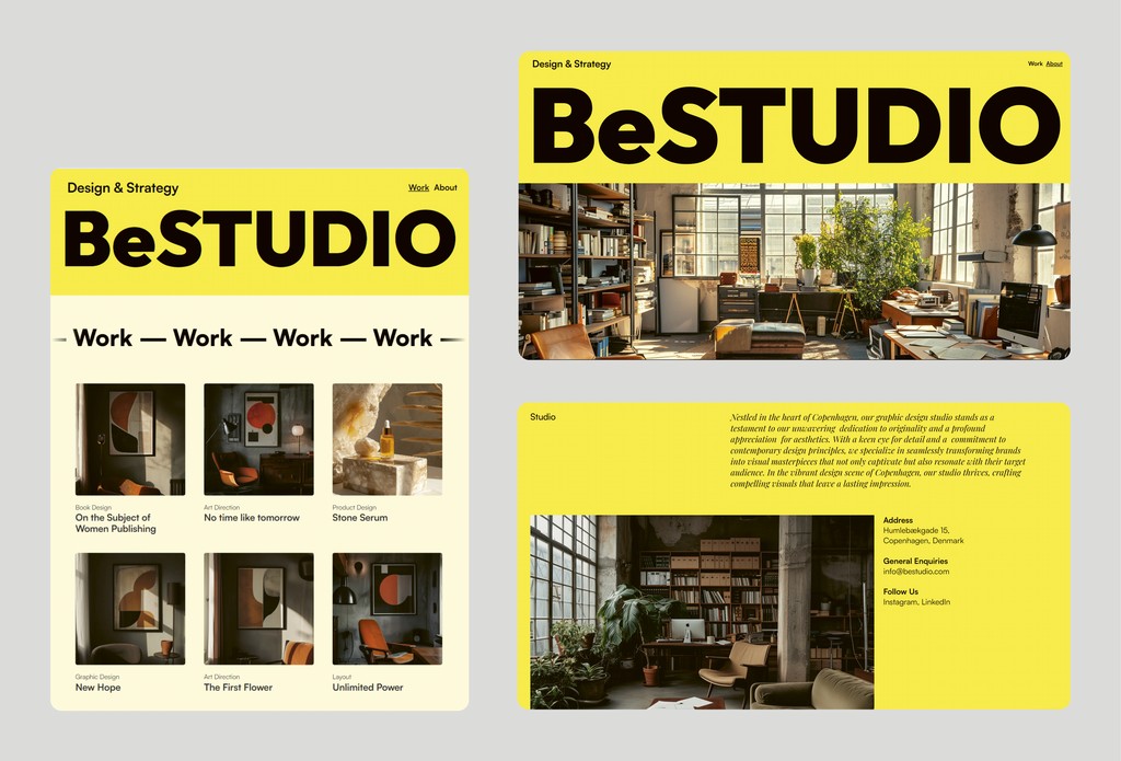 Horizontal — Portfolio Template | Framer Template