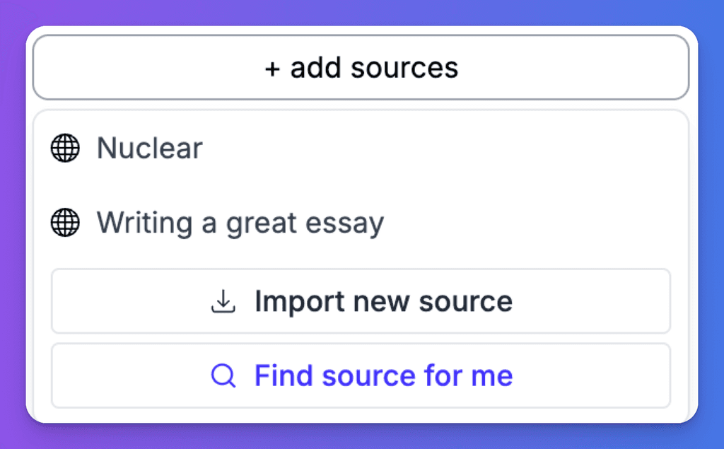 AI Source Finder | JotBot AI