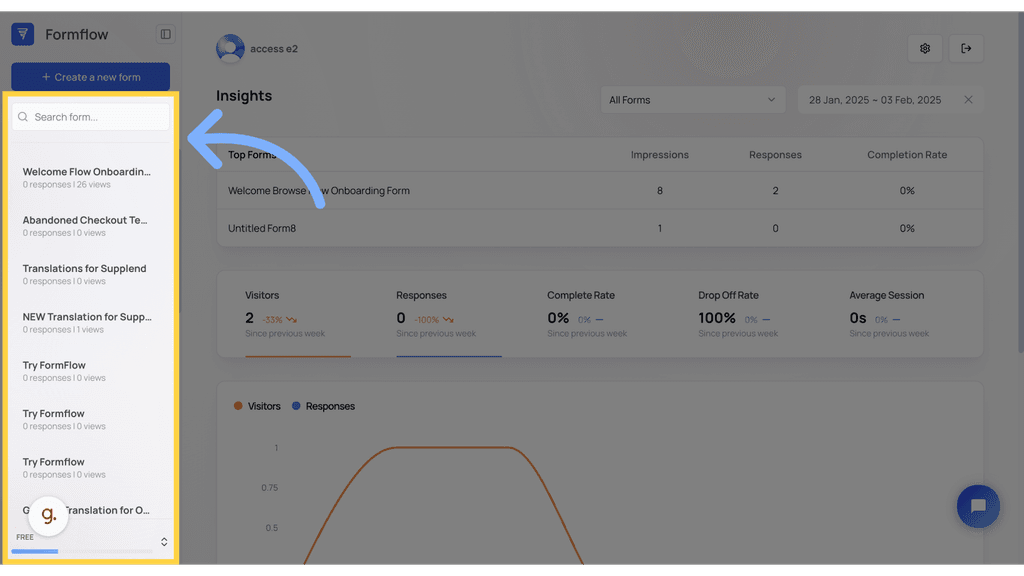 Formflow Quickstart: Overview of the platform. - Formflow