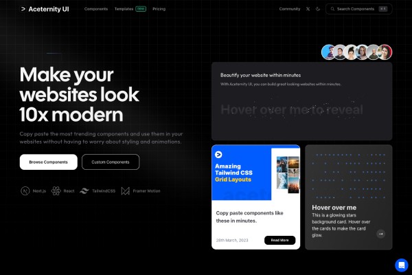 Aceternity UI - Toolfolio.io