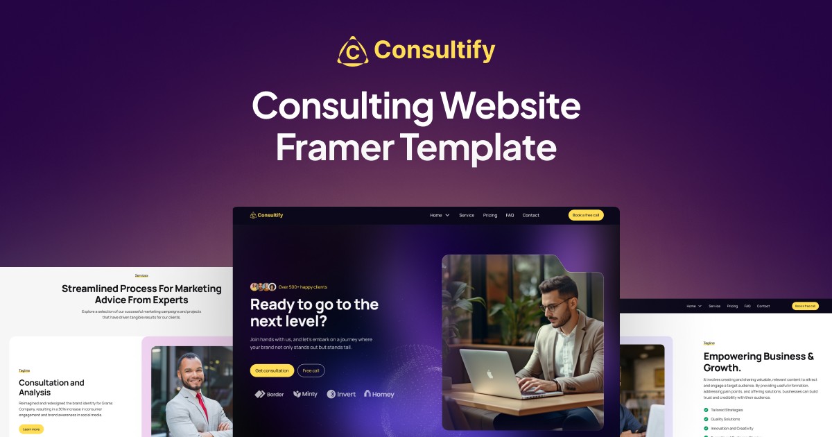 Consultify The Ultimate Marketing Template