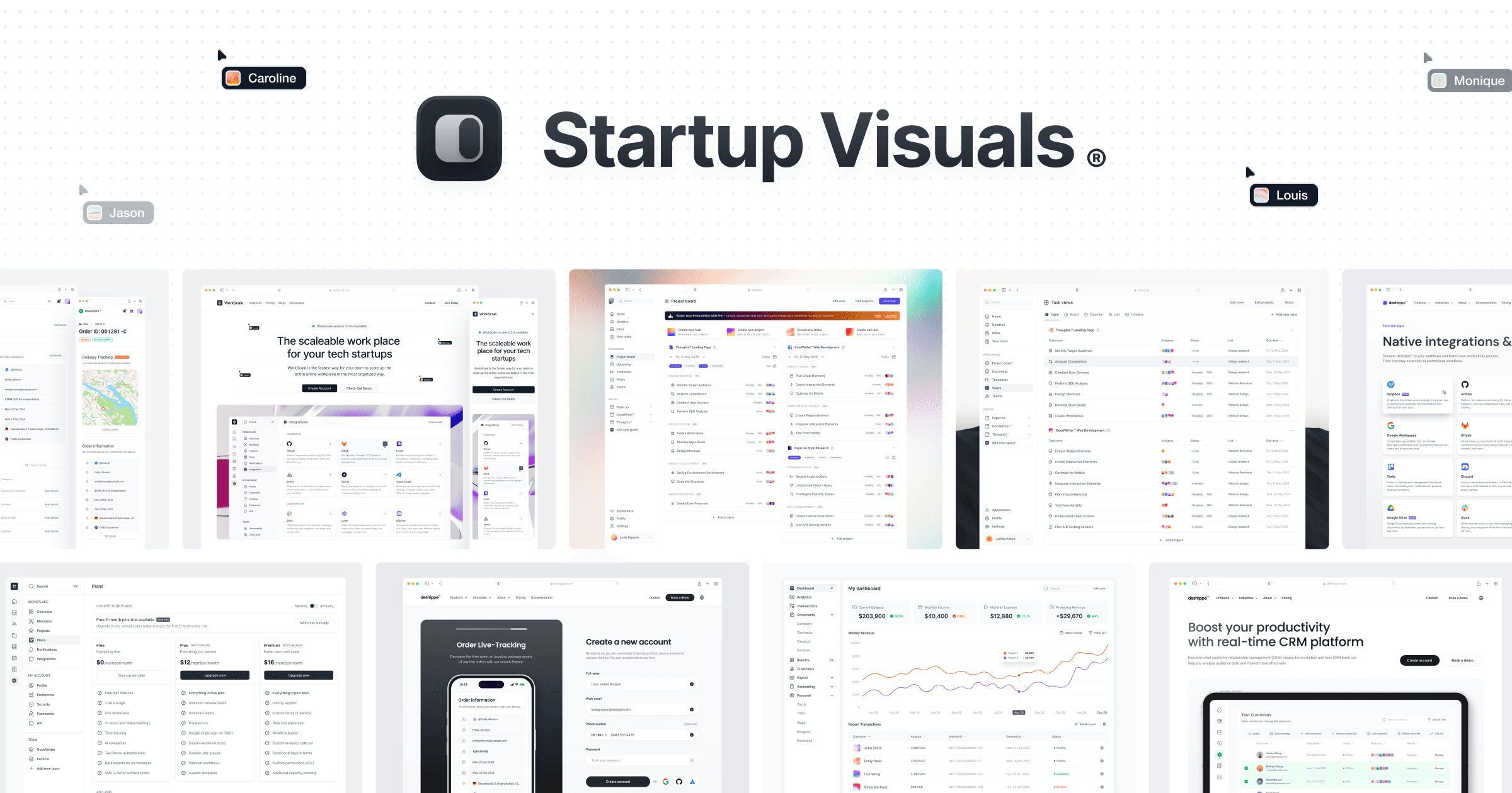 Startup Visuals | Product Design for Early Startups