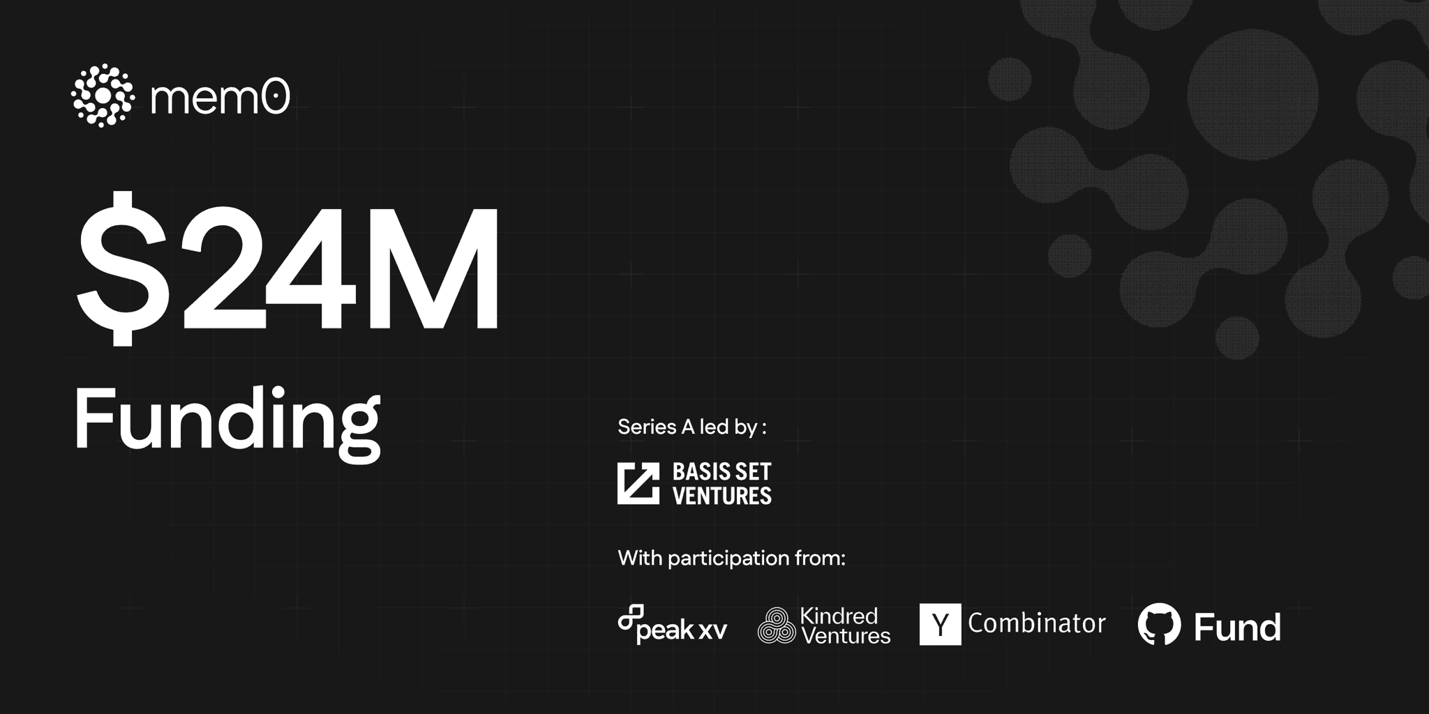Mem0 raises $24M to build the memory layer for AI