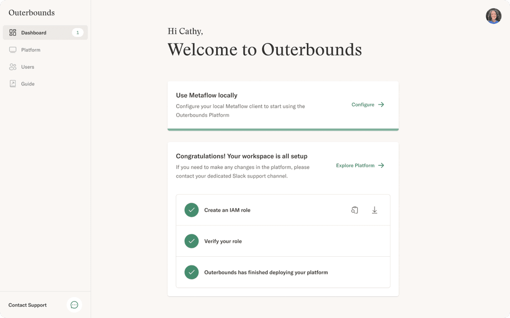 Fully Managed Platform | Outerbounds
