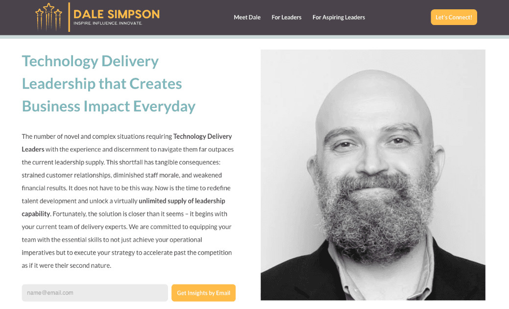Dale Simpson | Inspire. Influence. Innovate.