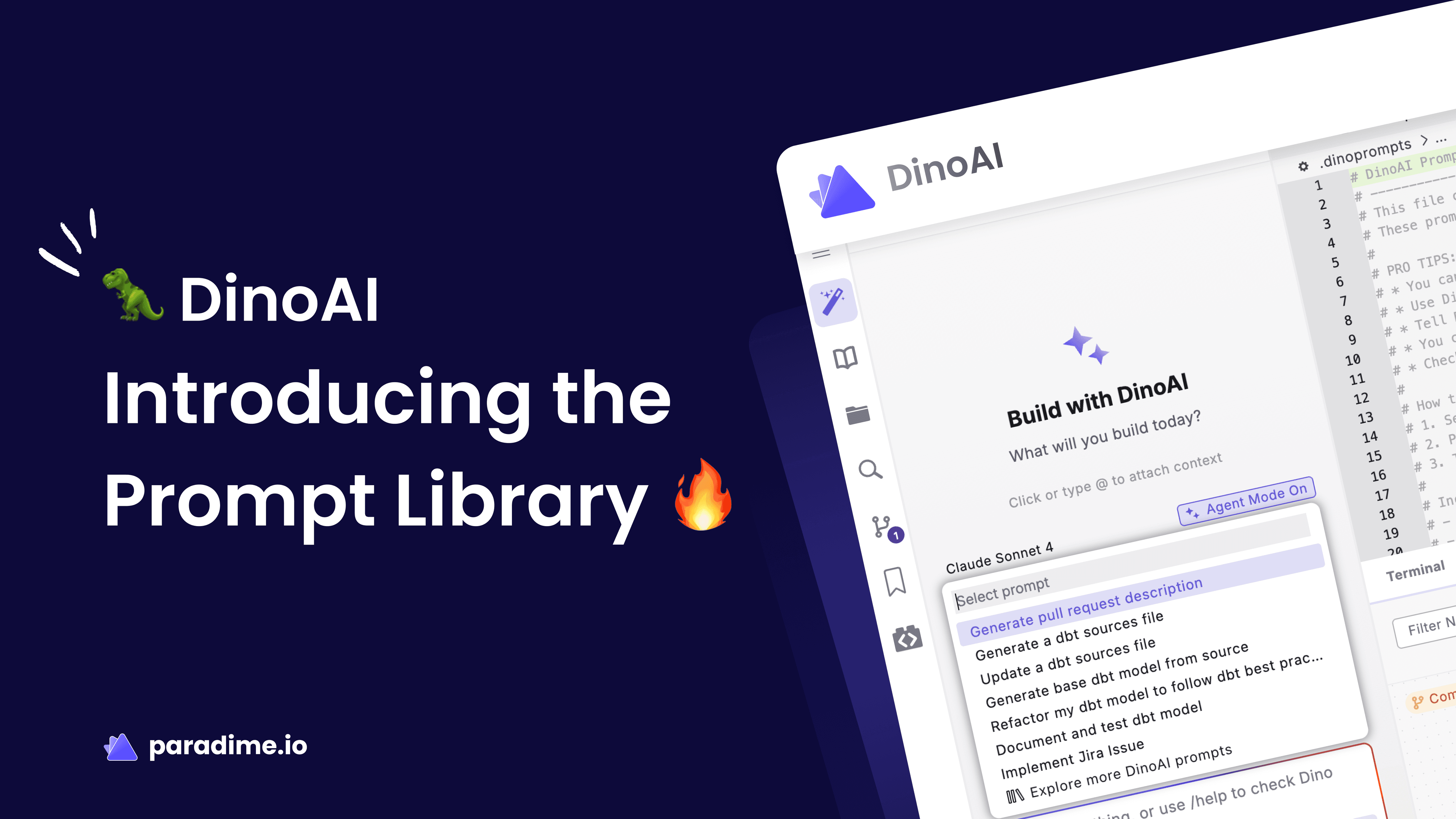 Paradime | Introducing the DinoAI Prompt Library