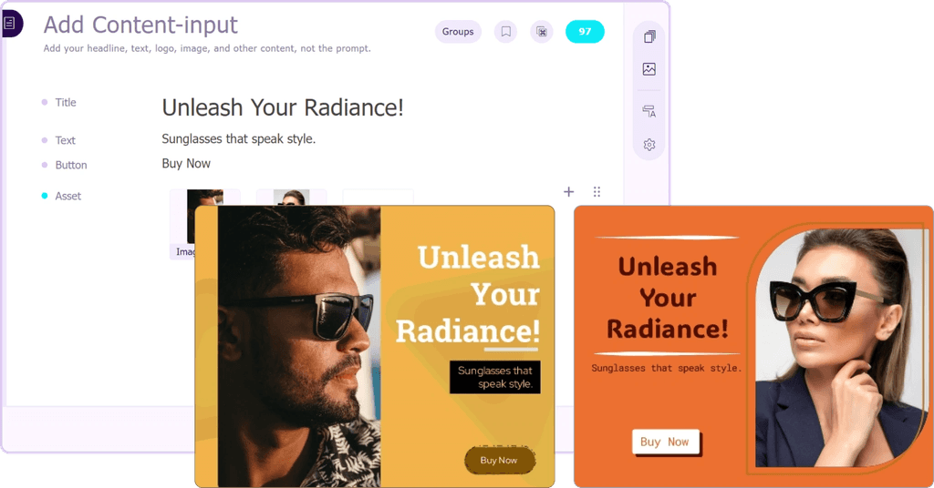 Generate banner for free with AI banner maker