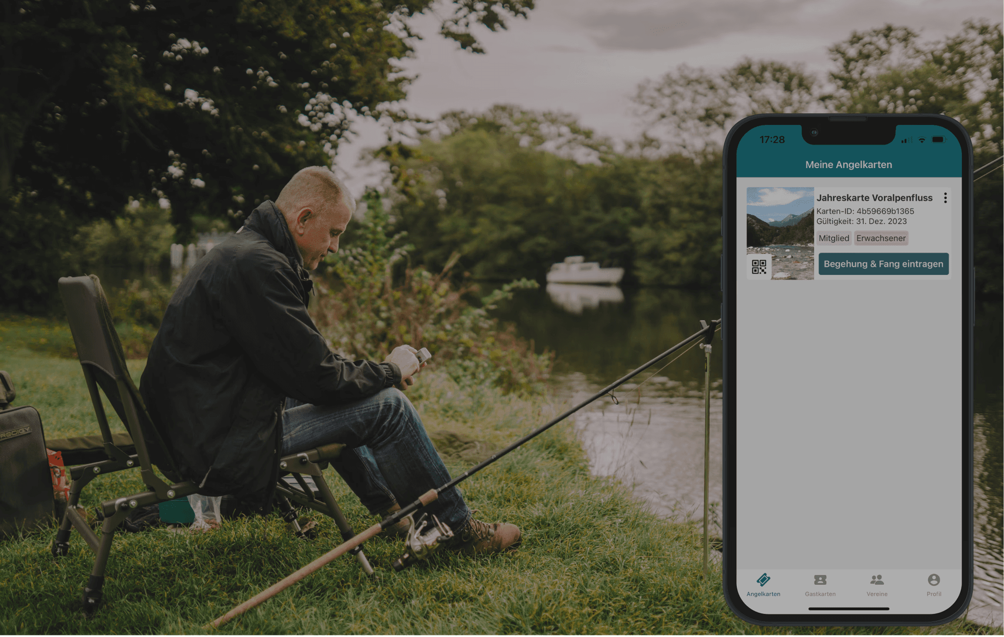 Angelkarten online per App kaufen