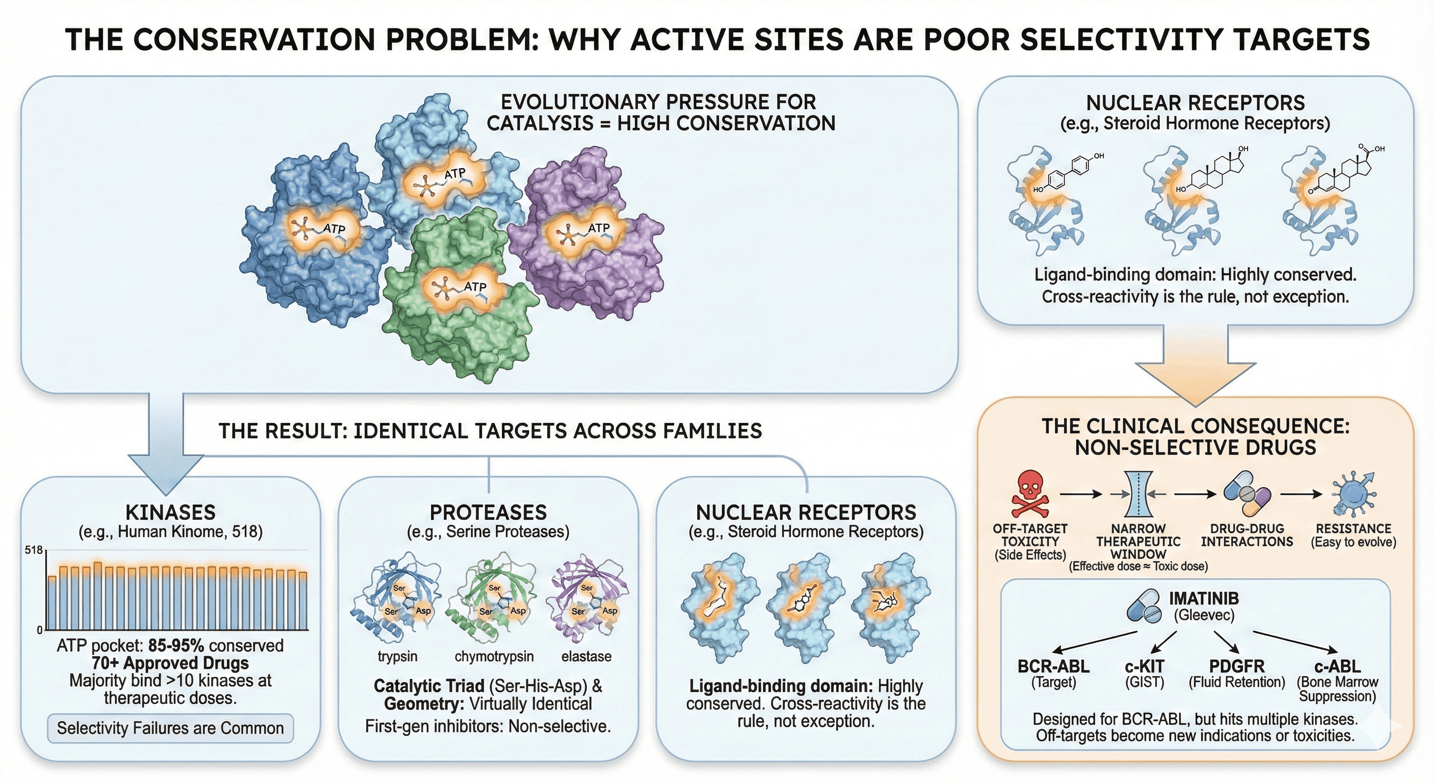 Finding Druggable Pockets When the Active Site Is Too Conserved ...