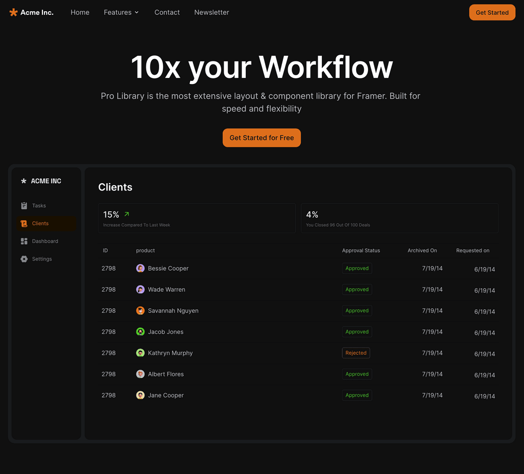 Framer Design System and UI Kit — Segment UI