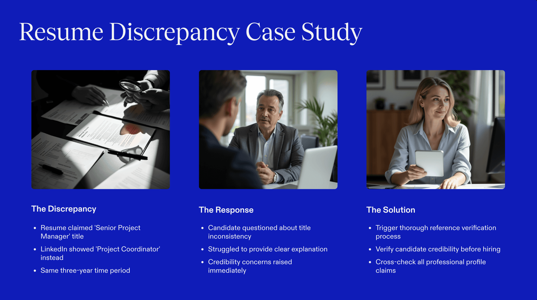 How To Spot a Dishonest Candidate and What To Do About It