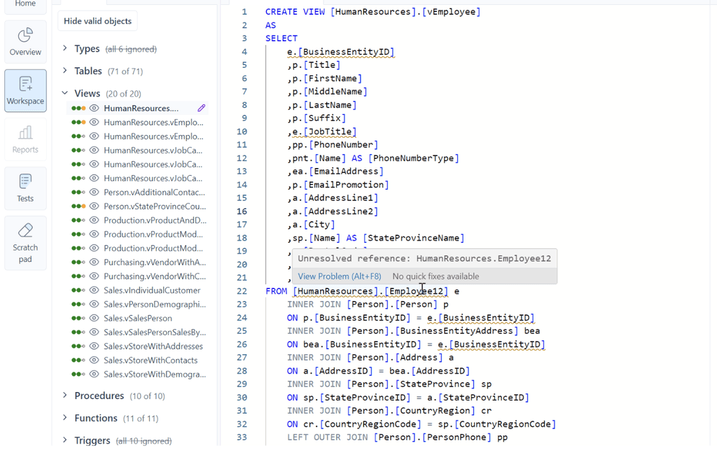 SQL Tran