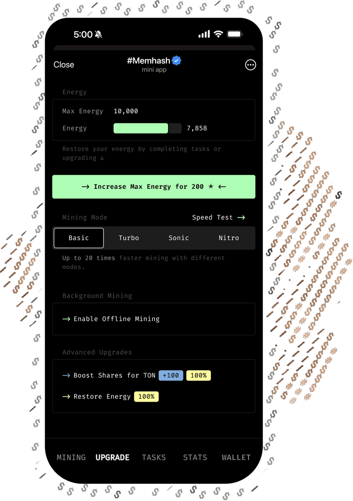 Memhash – Mining Inside Telegram