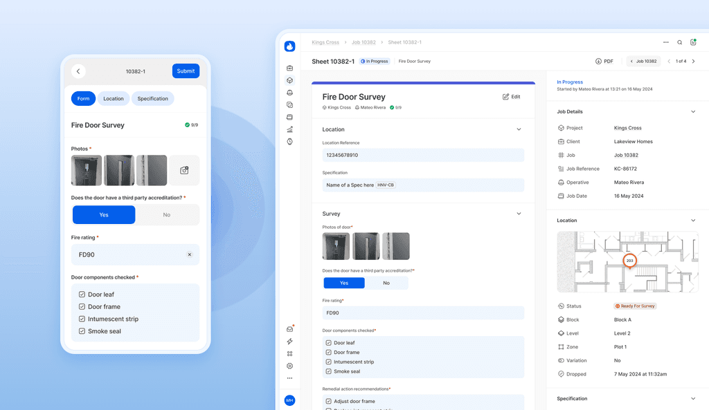 Onetrace | Fire Protection Software
