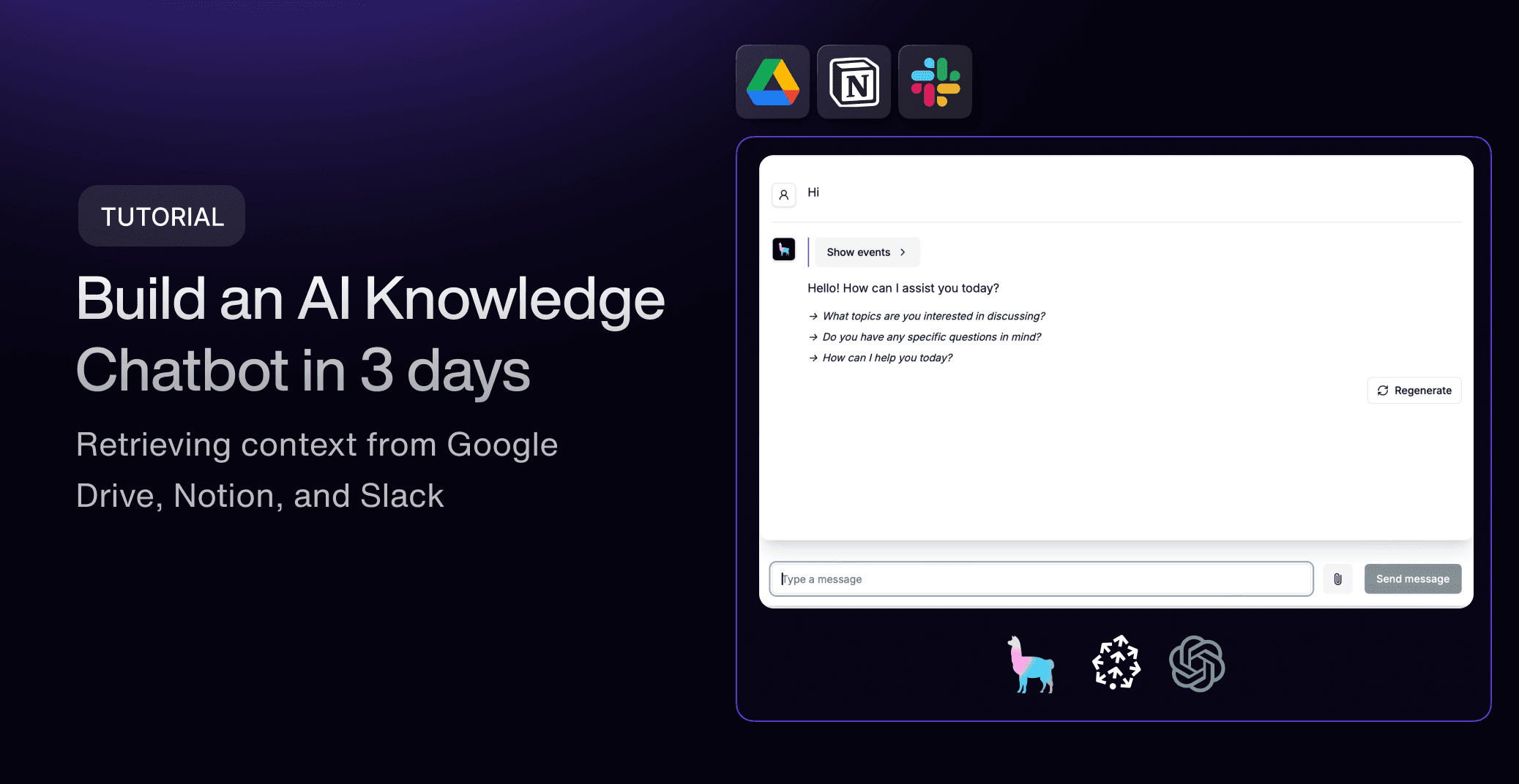 Building an AI Knowledge Chatbot with Multiple Data Integrations | Learn from Paragon