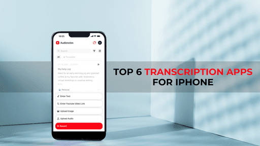 Top 6 Transcription Apps for iPhone